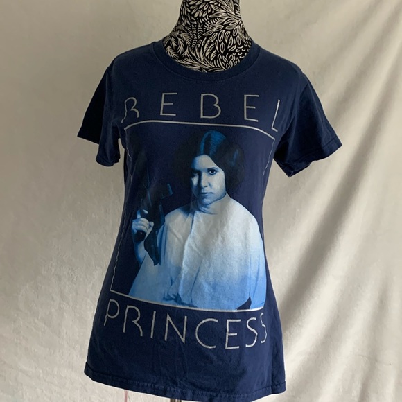 Disney | Tops | Disney Rebel Princess Tshirt Size Medium But Fits Like ...